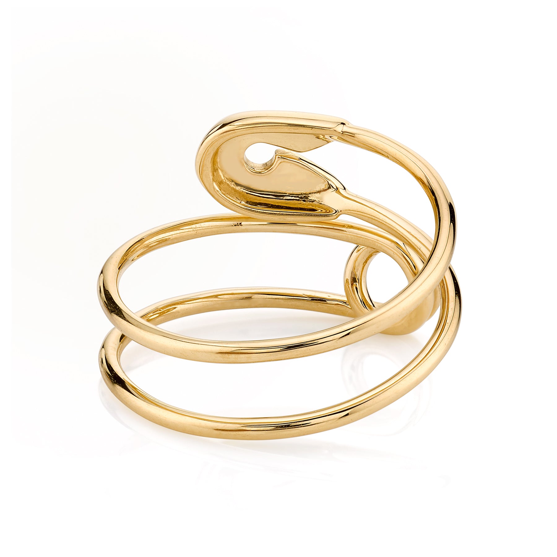 Safety Pin Ring - 14k Yellow Gold – The Last Line