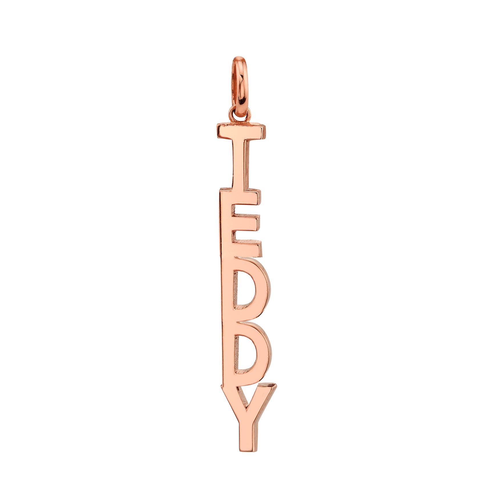Custom Letter Pendant - 14k Rose Gold – The Last Line
