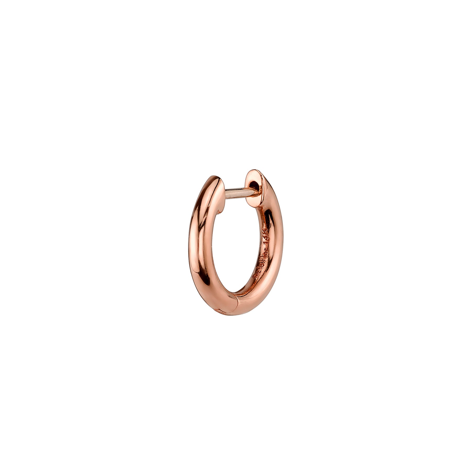 Piercing Slim Hoop - 14k Rose Gold – The Last Line