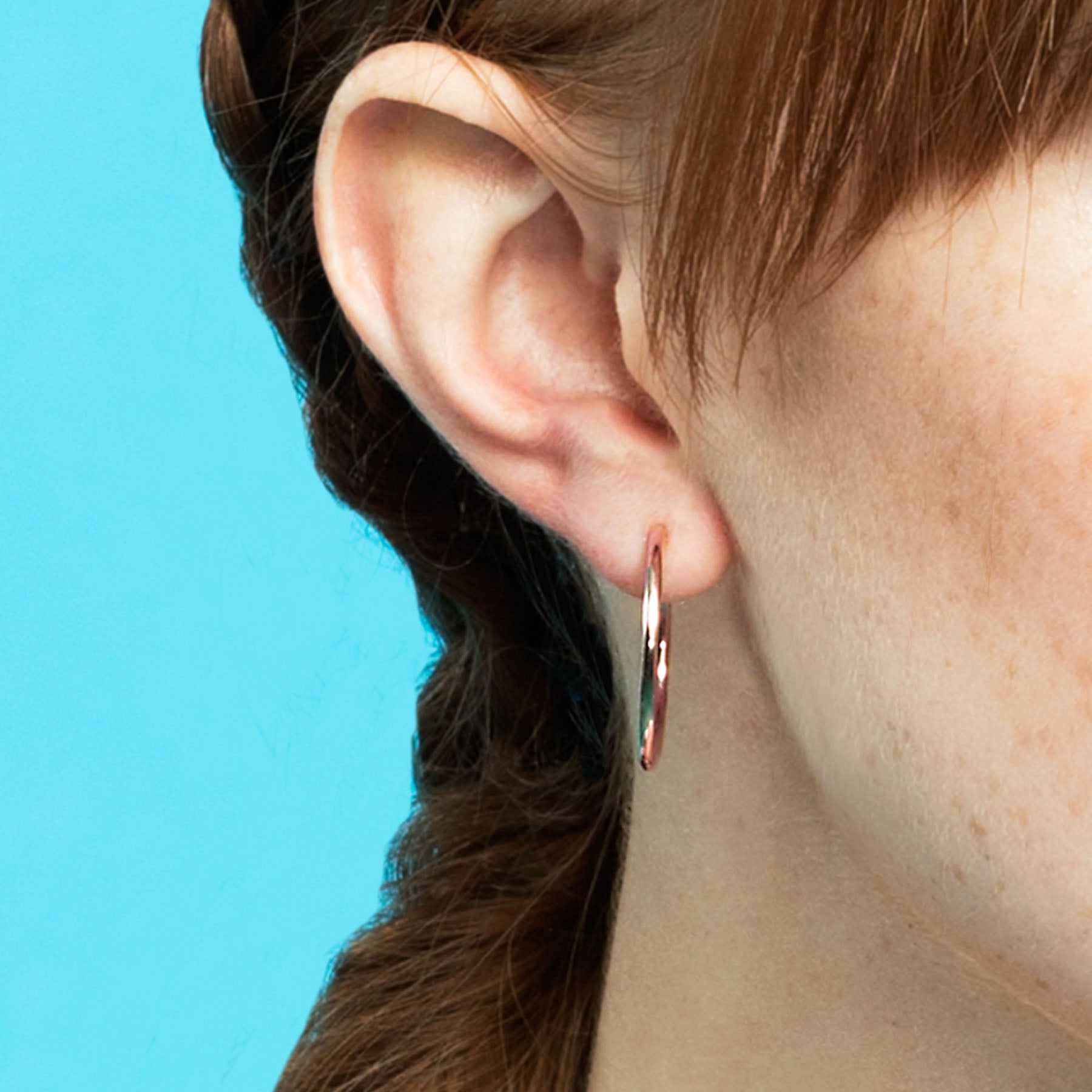 Slim Hoop #2 - 14k Rose Gold – The Last Line