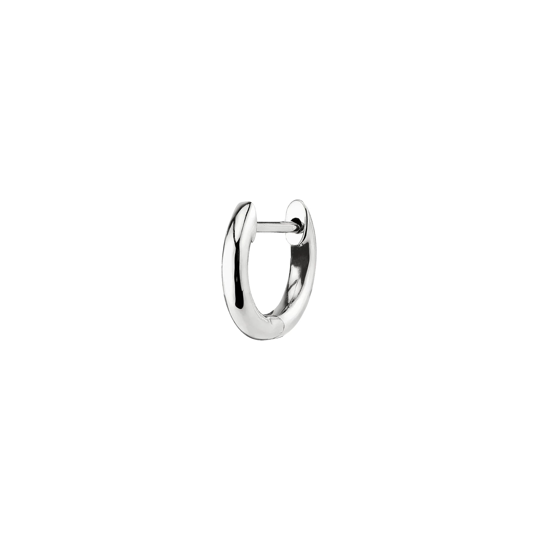 Piercing Slim Hoop - 14k White Gold – The Last Line